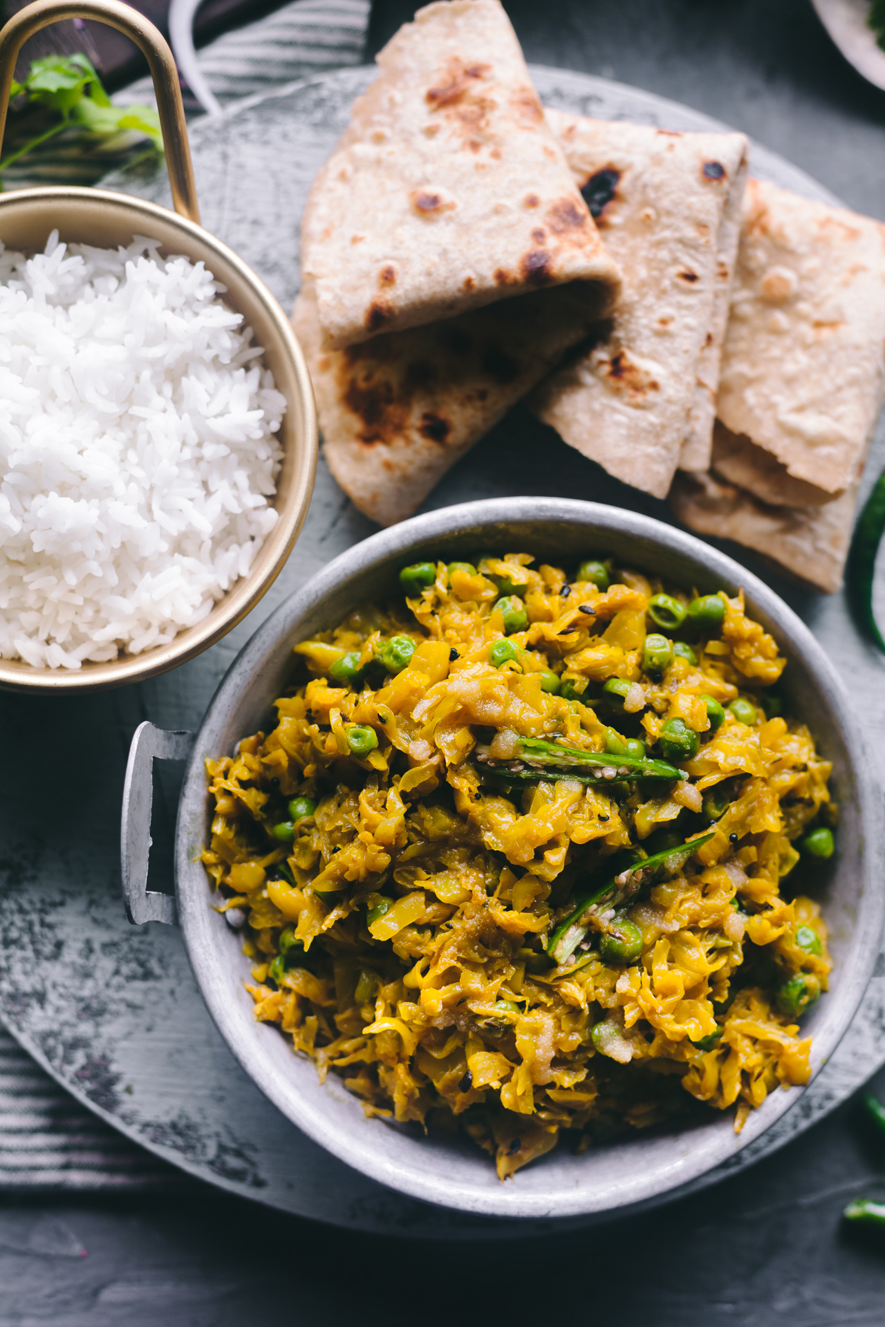 Bandhakopi Torkari - Bengali Cabbage Stir Fried - Playful Cooking