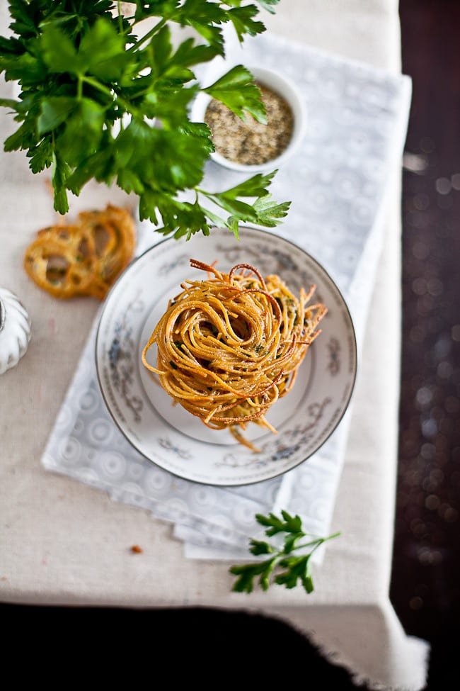 Frittelle di Spaghetti (Spaghetti Fritters) | Playful Cooking