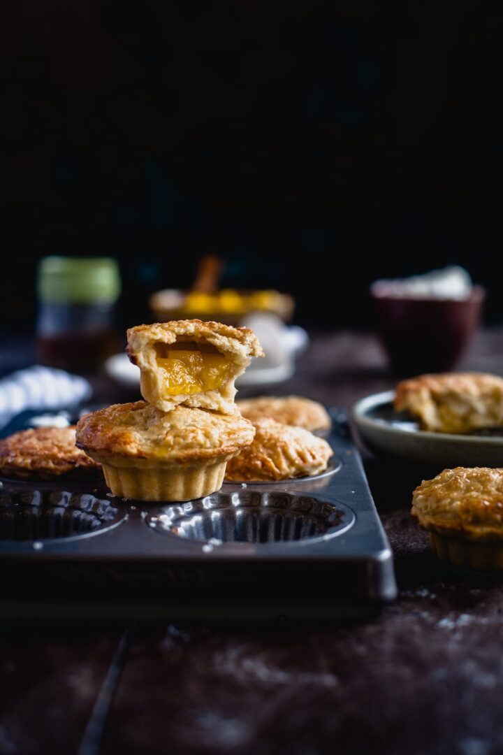 Mango Mini Pies - Playful Cooking