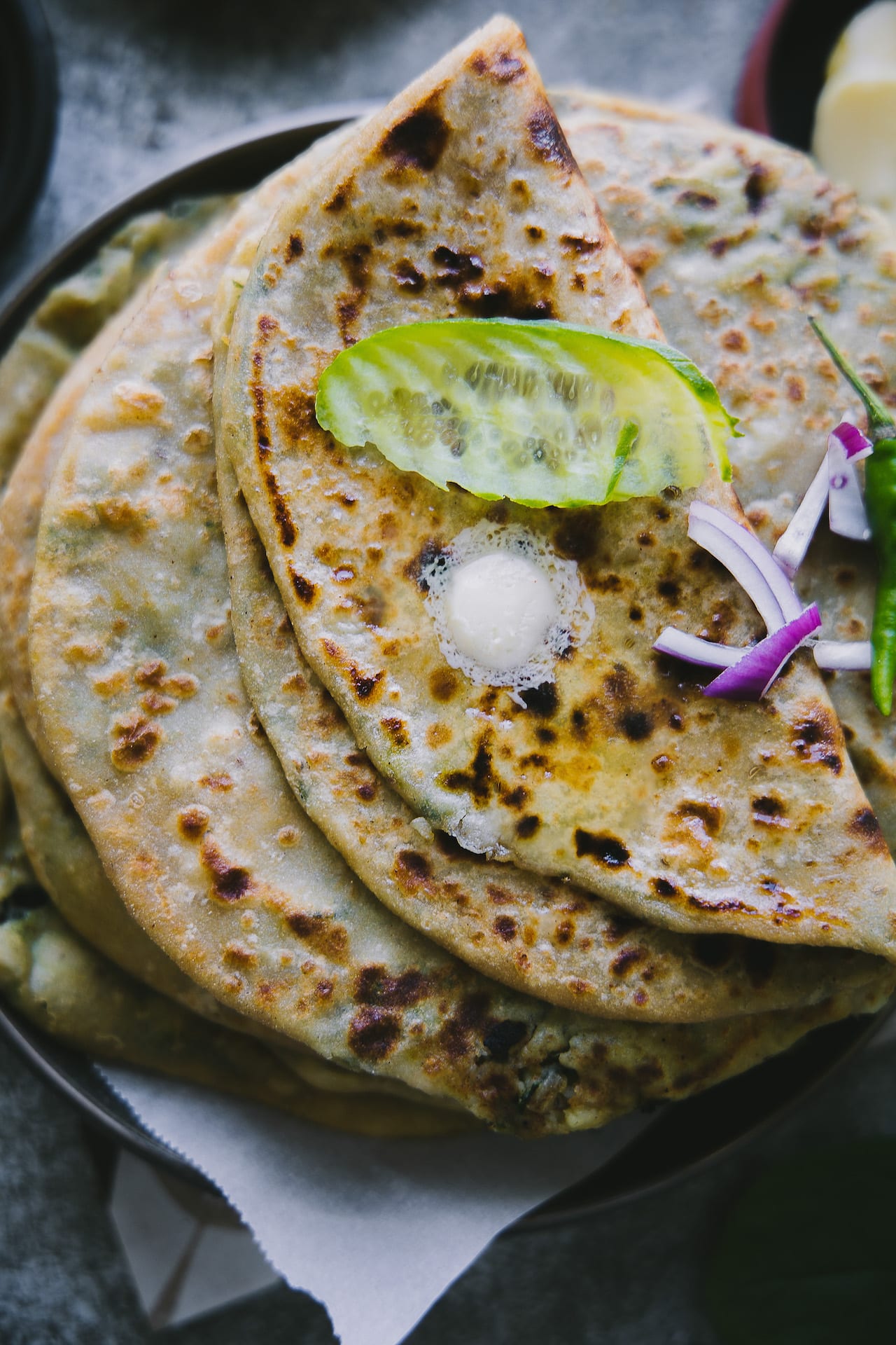 Aloo Palak Paratha - INDIAN STUFFED BREAD - Playful Cooking