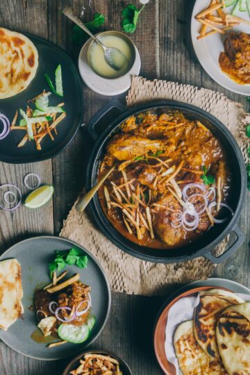 Chicken Salli - Parsi Chicken Curry - Playful Cooking