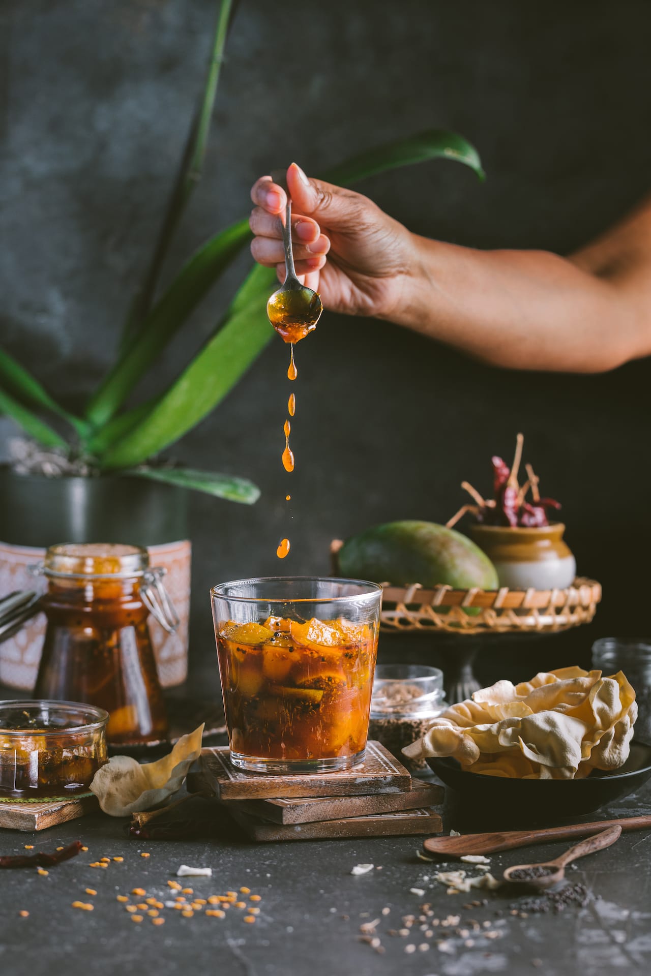 Kacha Aam Er Chutney (Raw Mango Sweet Chutney) - Playful Cooking