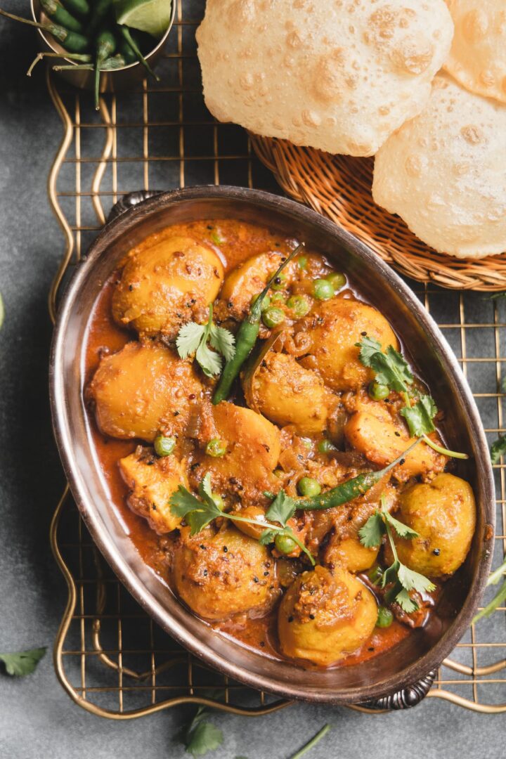 Bengali Aloo Dum - Playful Cooking