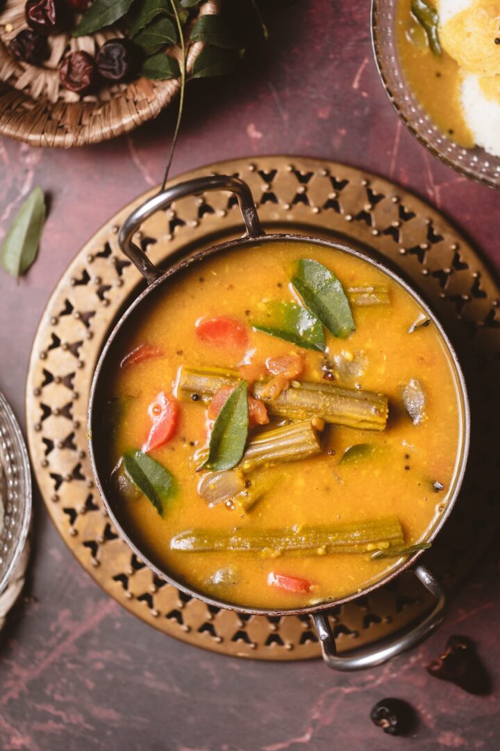 Mixed Vegetable Sambar - Playful Cooking