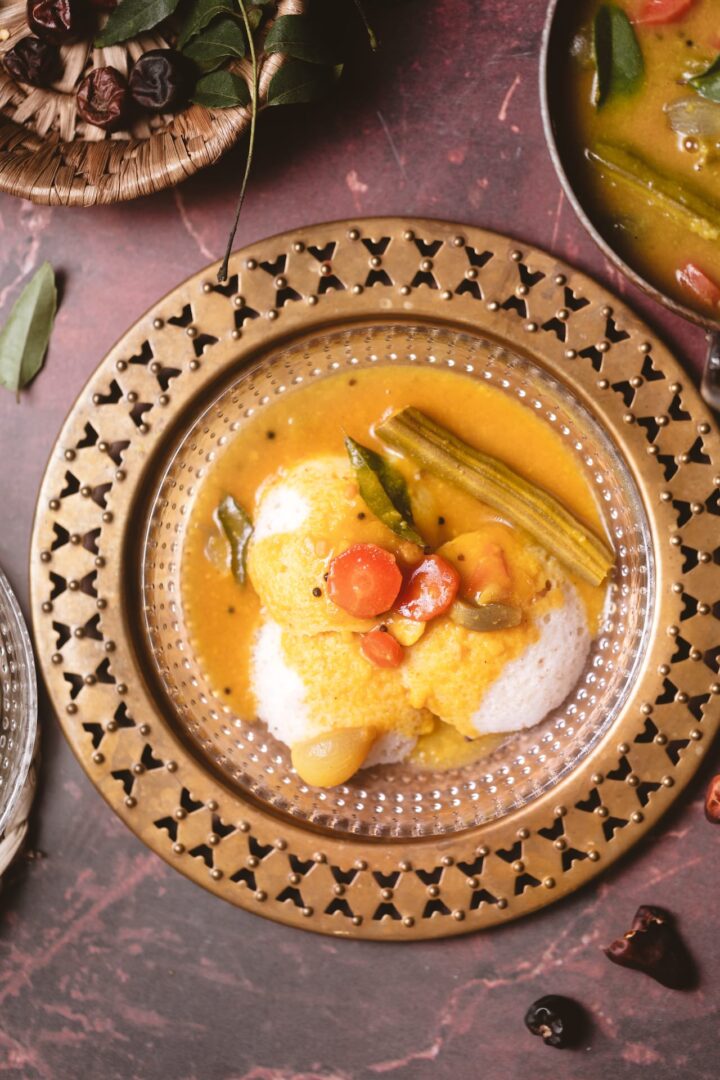 Mixed Vegetable Sambar - Playful Cooking