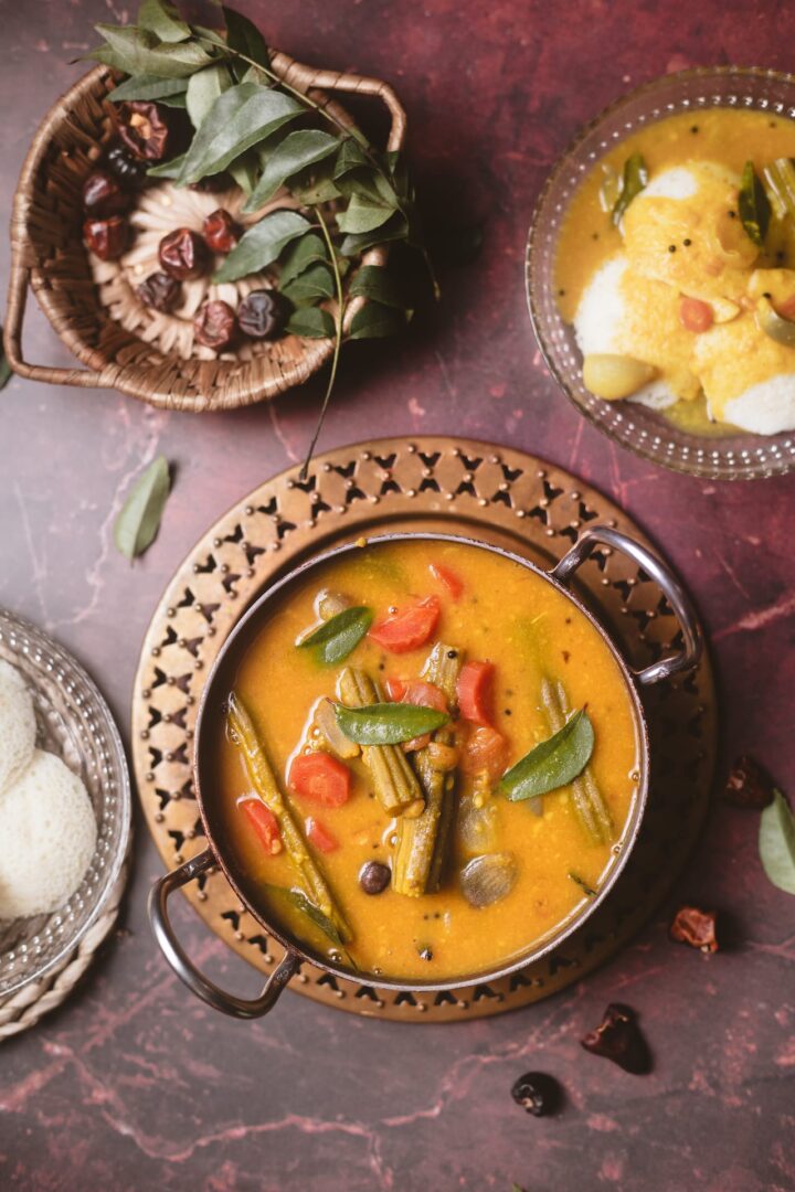 Mixed Vegetable Sambar - Playful Cooking