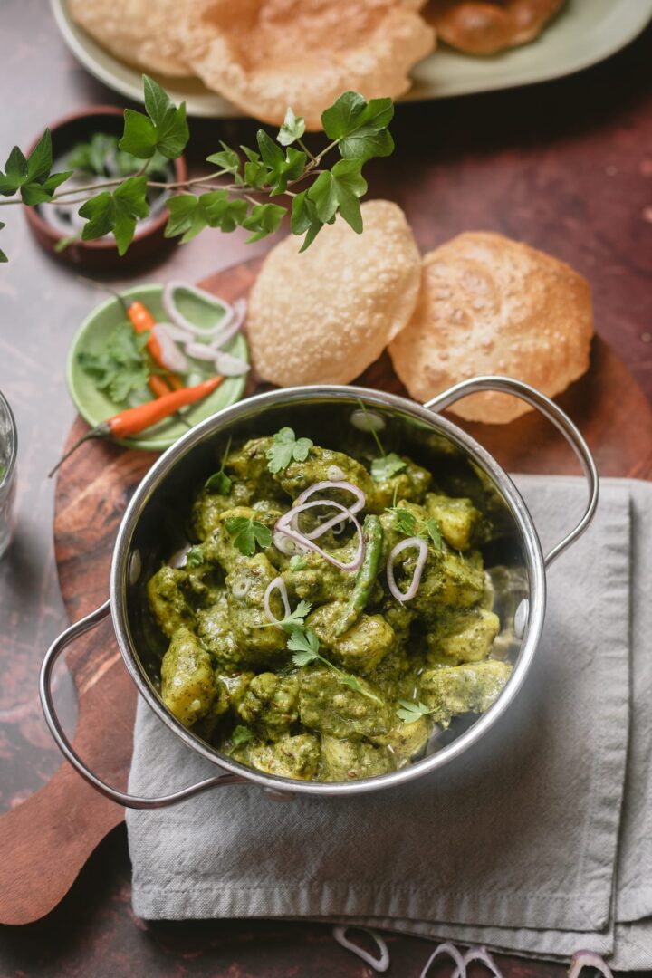 Pudina Aloo (Potato Mint Curry) - EASY CURRY - Playful Cooking
